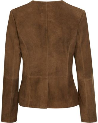 Luis Steindl Lederjacke Kragenlose Lederjacke