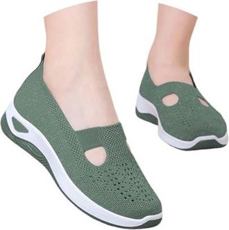 Generic Chaussures Orthop&eacute;diques pour Femme, Chaussures sans Lacets Antid&eacute;rapantes avec Maille pour Femme, Basket de Marche &Agrave; Plateforme Orthop&eacute;dique L&eacute;g&egrave;res 