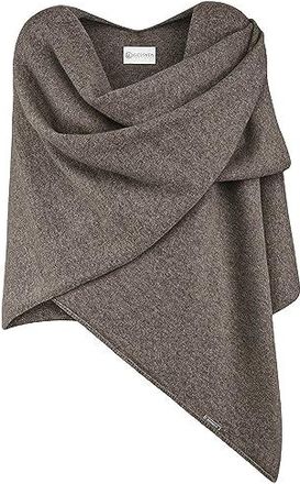 Giesswein Merino Lambswool Poncho Vole One - Jersey &eacute;l&eacute;gant en Maille Fine 100% Laine dagneau, &Egrave;charpe XXL, Cape et Poncho Doux pour Femmes, Tabouret pour l&eacute;t&eacute; 
