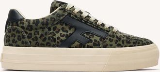 Faguo Baskets l&eacute;opard kaki fonc&eacute; - WALNUT PLATFORM