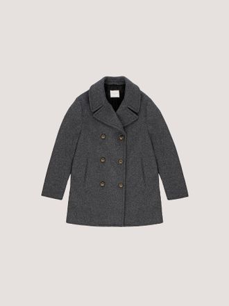 Circolo 1901 Pea coat Grigio Melange Boiled Wool / 42