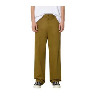 Maison Kitsun&eacute; Wide Pantalons - Homme - Pantalons - Vert - Taille: W42