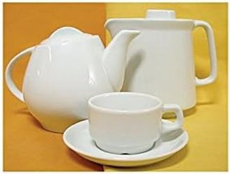 hOme Lubiana Weißer Porzellan-Kaffee Cc.600 Hel