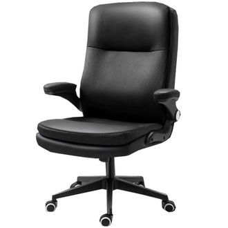 Generic B&uuml;rostuhl hoher R&uuml;ckenlehne,ergonomischer s Homeoffice,Chefsessel aus PU-Leder Rollen,drehbarer Computerstuhl Verstellbarer Lendenwirbelst&uuml;tze Armlehn