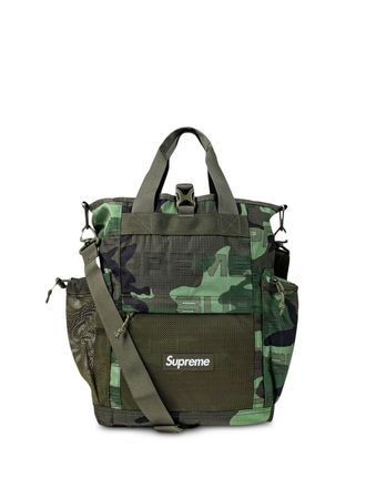 SUPREME sac cabas à design multi-poches - Vert