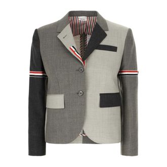Thom Browne Stilvolle Jacken und Westen Kollektion - - Jackets - Damen - Grau - M