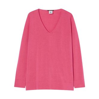 Marina Rinaldi Femme, Tops, Rose, Taille: 42 FR Adato V-neck Knit