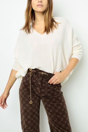 Gerard Darel Pull oversize en cachemire - JOURDAN - Ecru