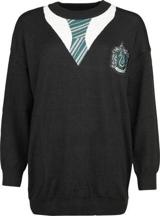 Harry Potter Slytherin Frauen Strickpullover schwarz XXL