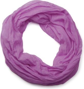 styleBREAKER Schlauchschal Seidiger unifarbener Loop
