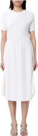 A|X Armani Exchange Femme, Robes, Blanc, Taille: 42 FR abiti Viscosa