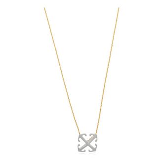 Off-white Logo-Halskette - - Accessories - Damen - Gelb - ONE SIZE