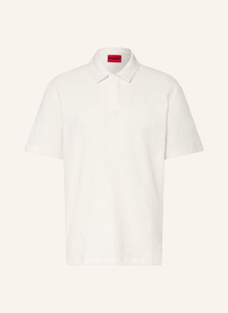 HUGO BOSS Hugo Jersey-Poloshirt Denopolo weiss