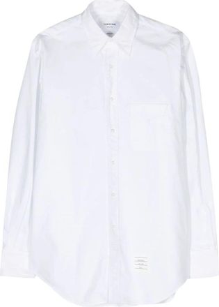 Thom Browne Homme, Chemises, Blanc, Taille: M Chemise Boutonn&eacute;e