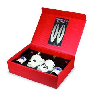 Take 2 Germany Take2 26070 Feuerteufel Geschenk Box, Edelstahl Porzellan, 8-teiliges Set