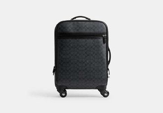 Coach Rollkoffer Aus Charakteristischem Canvas