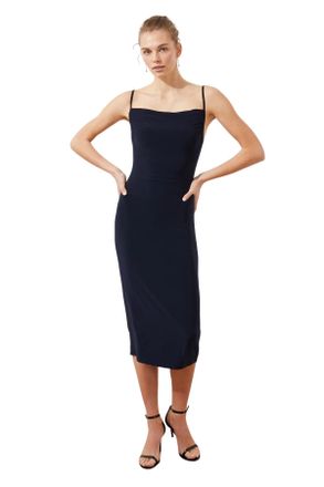 Trendyol Damen Twoss19ad0020 Dress, Marineblau, M EU