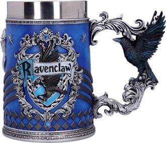 Nemesis Now Harry Potter Ravenclaw Hogwarts House Collectable Tankard, Kunstharz, Blau, Silber, 1.25 picometer