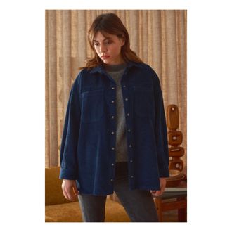 Marlot Paris Sur-Chemise Paola Velours C&ocirc;tel&eacute; - Collection Femme Marlot Paris