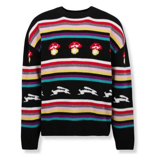 Msgm Msgm, Herren, Strickwaren, Mehrfarbig, LGröße