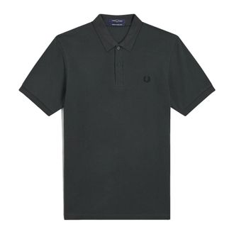 Fred Perry Original Plain Polo Nachtgr&uuml;n | Schwarz - - Tops - Herren - Gr&uuml;n - 4XS