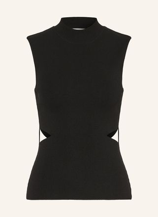 Gestuz Stricktop Gzbrinnett Mit Cut-Outs schwarz