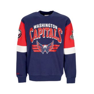 Mitchell & Ness NHL Crewneck Sweatshirt Washington Capitals - - Sweatshirts & Hoodies - Herren - Mehrfarbig - M