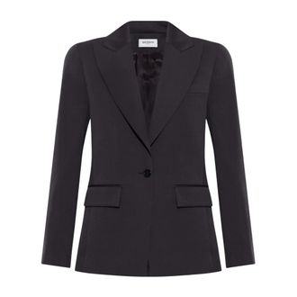 Balmain Wollblazer mit Einzelschlitz - - Jackets - Damen - Grau - L