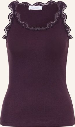 Rich & Royal Top Mit Spitze lila