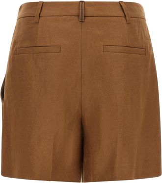 Brunello Cucinelli Monile Bermuda Shorts - Tobacco brown