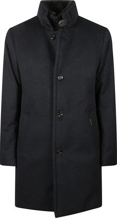 Moorer Homme, Manteaux, Bleu, Taille: XL Bond-Fur CS Peacoat