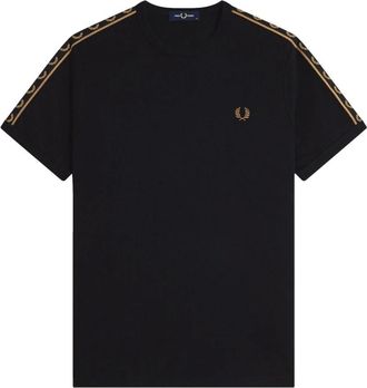 Fred Perry Herren, Oberteile, Schwarzk, LGr&ouml;&szlig;e