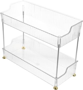 Lurrose Moderner Toilettenregal Organizer aus Multifunktionaler Badezimmer Aufbewahrungsst&auml;nder f&uuml;r Kosmetik und Haushaltsartikel Platzsparend Stabil und Einf