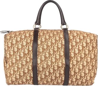 Dior Crossbody Bags - Christian Dior Trotter Monogram Boston 40 Duffle B - Gr. unisize - in Bunt - f&uuml;r Damen