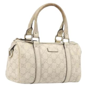 Gucci Sac Boston Pre-owned - Femme - Pre-owned - Beige - Taille: ONE Size
