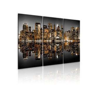 Paris Prix Paris Prix - Tableau Imprimé Mer de Lumières New York 40 x 60 cm