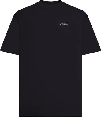 Off-white Homme, Tops, Noir, Taille: L T-Shirt en coton Half Arrow