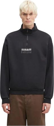 Napapijri Homme, Sweatshirts et sweats &agrave; capuche, Noir, Taille: XL Zip-throughs