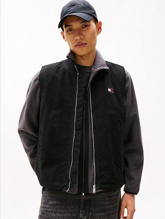 Tommy Hilfiger Veste zippée en toile sans manches