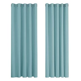 Deconovo Rideau Occultant Thermiques Anti Froid, Double Rideau Isolant Anti-Bruit, &Eacute;conomie d&Eacute;nergie, Id&eacute;al pour Chambre et Salon, 168X229 CM (Largeur X Hauteu