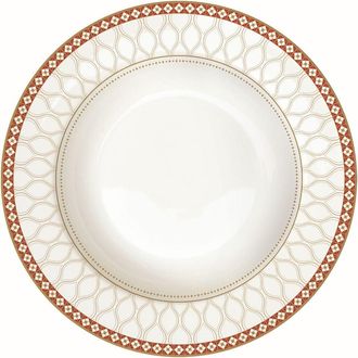 Easy Life Suppenteller Christmas Berries Mistelzweige D. 22cm Porzellan