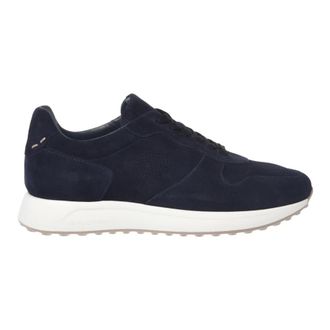 Baldinini Suede Sneaker - - Shoes - Herren - Blau - 45 EU