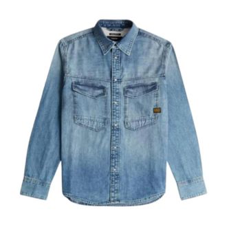 G-Star Jeansjacke - - Shirts - Herren - Blau - XL