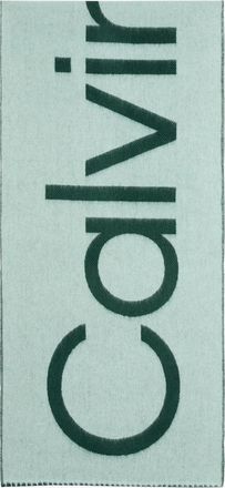 Calvin Klein Echarpe &agrave; logo en laine