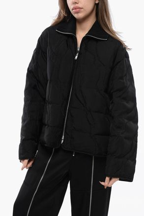 Jil Sander Gesteppte Daunenjacke mit Wattiertem Schal Jil Sander