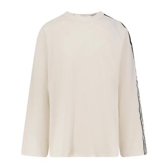 Yohji Yamamoto Homme, Tops, Beige, Taille: L T-shirt &agrave; manches longues ras du cou