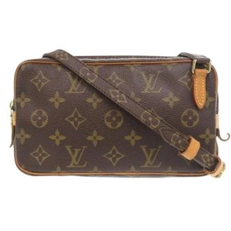 Louis Vuitton Pre-owned Vintage Canvas Umh&auml;ngetasche - - Pre-owned - Damen - Braun - ONE SIZE