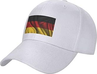 Generic Casquette Baseball Drapeau Allemand en Soie Snapback Hat Respirant,Anti UV Casquette De Baseball pour Camping Adulte Et&eacute;
