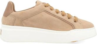 Max Mara Femme, Chaussures, Beige, Taille: 40 EU Baskets Beige en Daim