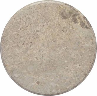 vidaXL Dessus de table Gris &Oslash;60x2,5 cm Marbre